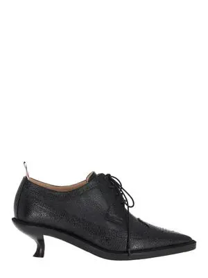 Thom Browne 50mm Pebble-grain Leather Shoes - Black