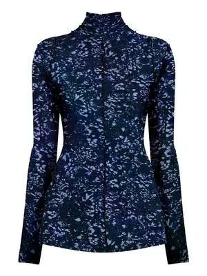 Proenza Schouler White Label Floral-print Top - Blue