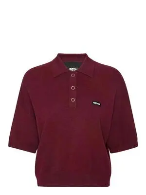 Remain Birger Christensen Logo-patch Polo Top - Red