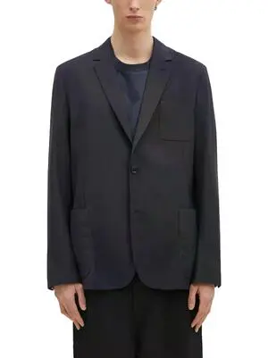 Paul Smith Single-button Patch-pocket Blazer - Blue