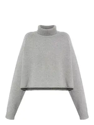 LISA YANG Turtleneck Cashmere Sweater - Grey