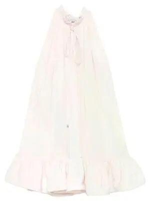LANVIN Frill-neck Ruffled Mini Dress - Pink