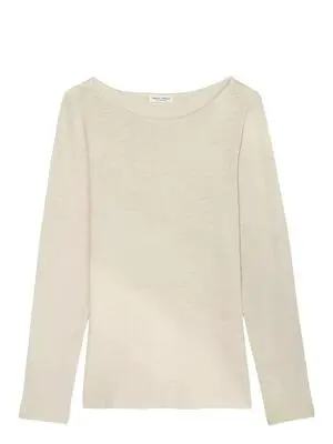 Marc O'polo Boat-neck Long-sleeve Top - Neutrals