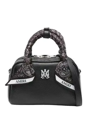 Amiri Top-handle Bowling Bag - Black