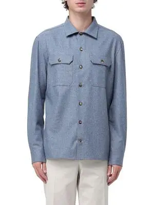 Brunello Cucinelli Shirt Men Blue