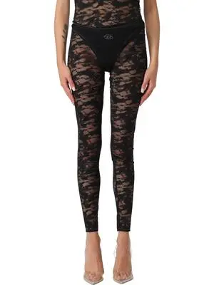 DIESEL Lace Leggings Black
