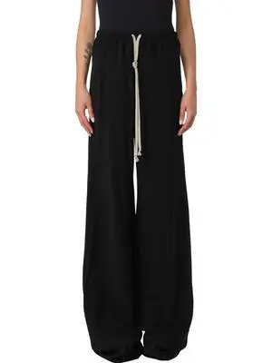 Rick Owens Wide Leg Drawstring Pants - Black