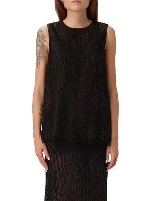 TOM FORD Sleeveless Lace Top - Black