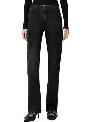 ALLSAINTS Hollis Cargo-pocket Jeans - Black