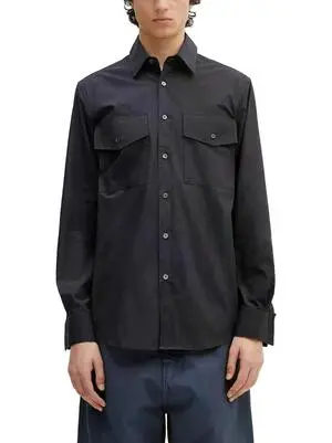 Paul Smith Double-pocket Long-sleeve Shirt - Blue