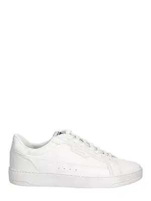 Guess Logo-embellished Lace-up Sneakers - White