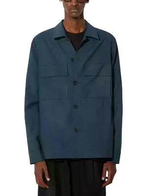 Paul Smith Double-pocket Button-down Shirt Jacket - Blue