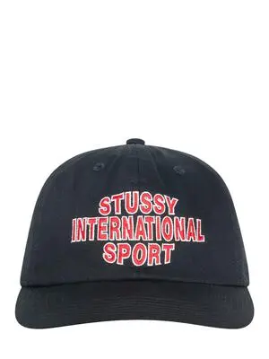 StÜssy Mid-depth International Sport Strapback - Black