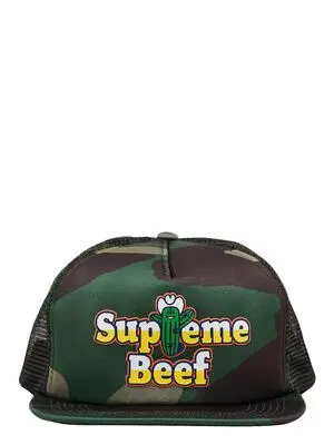 Supreme Beef Mesh Back 5-panel Hat - Brown