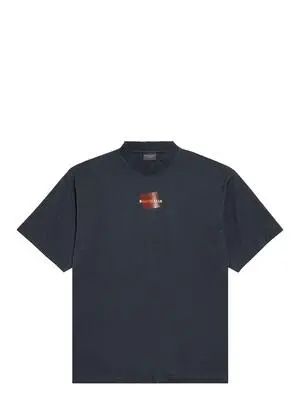 Balenciaga Taped Back T-shirt - Black