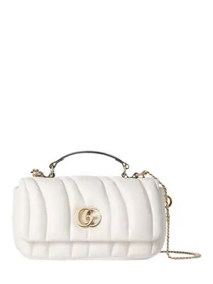 Gucci Milano Mini Top Handle Bag - White