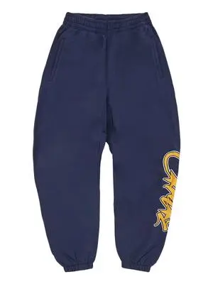 CORTEIZ Satin Applique Allstarz Joggers - Blue