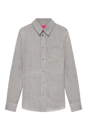 THE ELDER STATESMAN Pashmina Big Shirt - Silver
