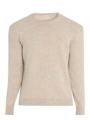 Massimo Alba Ares Alpaca-blend Crewneck Sweater - Light Grey