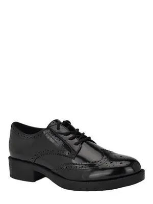 Nine West Studey Brogue Derby Black