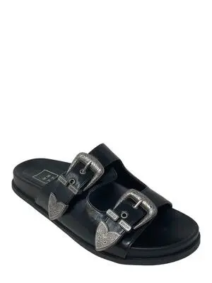 SHU SHOP Dolly Two-Strap Sandals Black