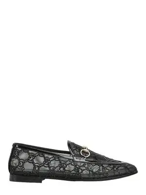 Gucci Gg Crystal Jordaan Loafer - Black
