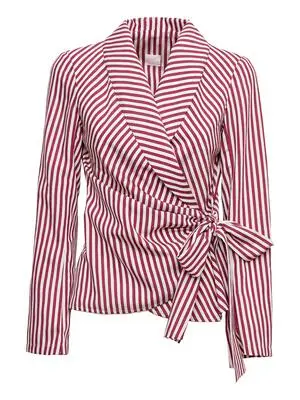 Loretta Caponi Calypso Pinstripe Top - Stripe