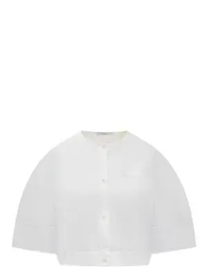 GIVENCHY Cotton Poplin Cropped Shirt