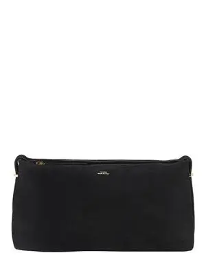 TOTEME Suede Scoop Clutch - Black