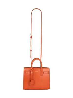 Saint Laurent Nano Sac De Jour Carryall Bag - Orange Vif