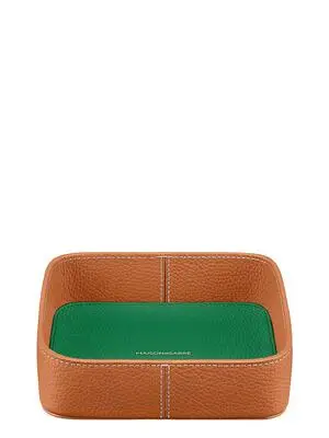 MAISON DE SABRE Catchall Tray Organizer - Pecan Emerald