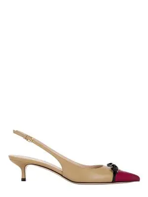 Valentino Garavani Bepointy Slingbacks - Insolent  Cammello  & Nero