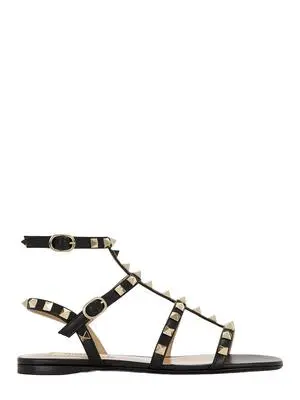 Valentino Garavani Rockstud Sandal - Nero