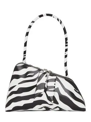 Attico Sunrise Shoulder Bag White & Black