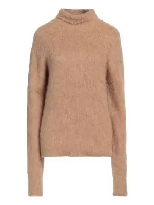 Sportmax Alpaca Wool Turtleneck Sweater - Camel