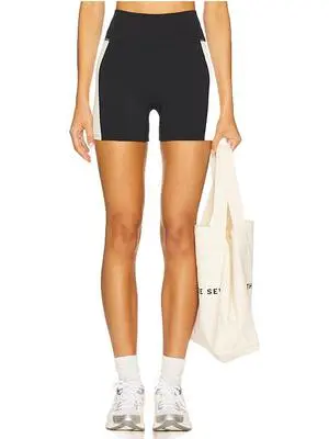 L*Space Uppercut Short - Black & Cream