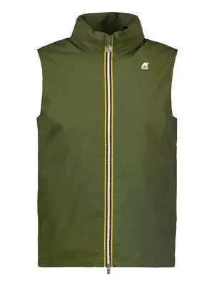 K-WAY Valen Zip-fastening Gilet - Green