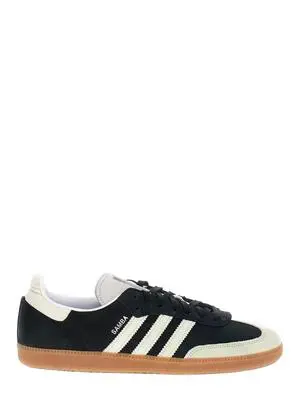 Adidas Samba Leather Sneakers - Black