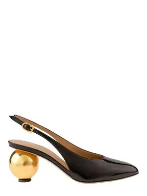 FERRAGAMO 55mm Spherical-heel Pumps - Black