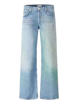 AGOLDE Faded Cotton Jeans - Blue
