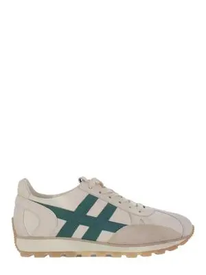 Hogan Leather Lace-up Trainers - Neutrals