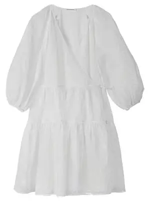 Cecilie Bahnsen Mirabelle Wrap-effect Dress - White