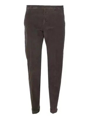 DONDUP Corduroy Tapered Trousers - Brown
