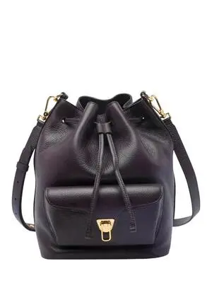 COCCINELLE Bucket Bag With Drawstring Closure - Purple
