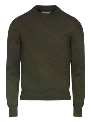 MAISON MARGIELA Elbow-patch Wool Sweater - Brown
