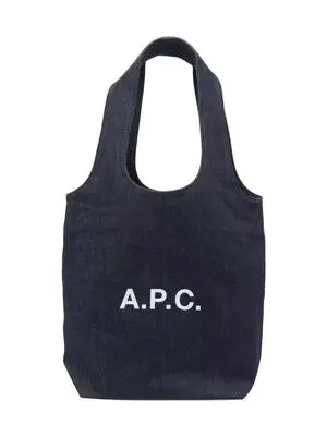 A.p.c. Ninon Medium Denim Tote Bag - Blue