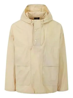 STUDIO TOMBOY Hooded Pullover Jacket - Neutrals