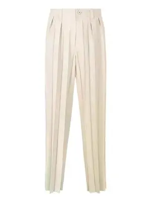 Issey Miyake Pleated Trousers Neutrals