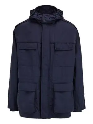 FERRAGAMO Nylon Field Jacket - Navy