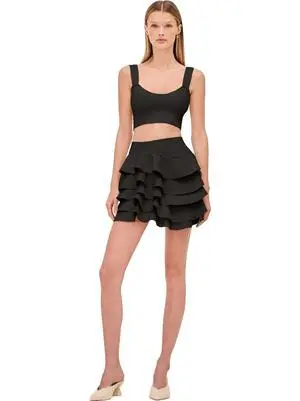 Alexis Arli Mini Skirt - Black
